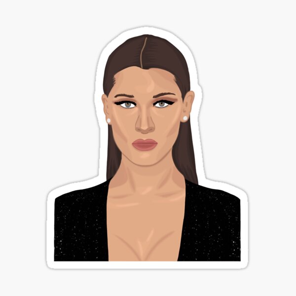 "People Call Me Bella Sexy Beautiful Hadid Model Gift For Fan" Sticker ...