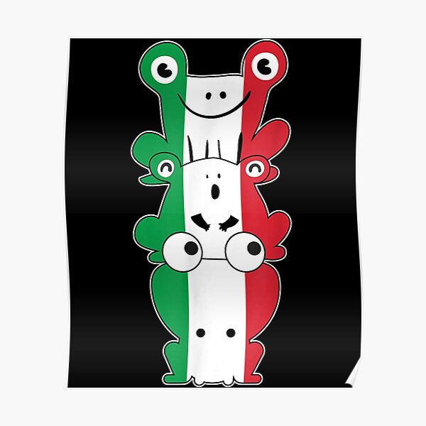 "Italy Frogs Italy Italian " Poster for Sale by scirarmav | Redbubble