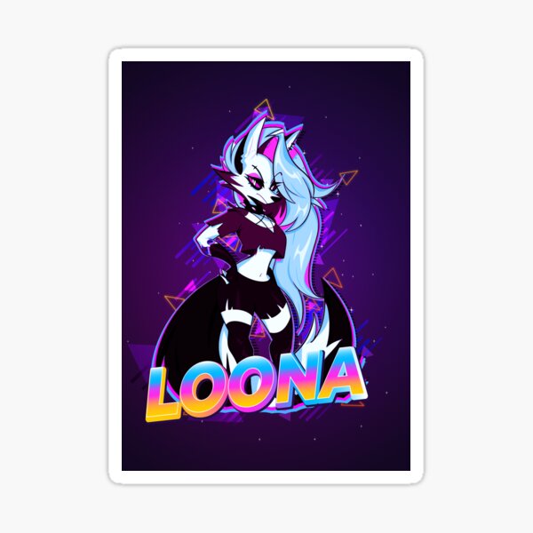 "Loona | Hazbin Hotel" Sticker for Sale by GNUAnime | Redbubble