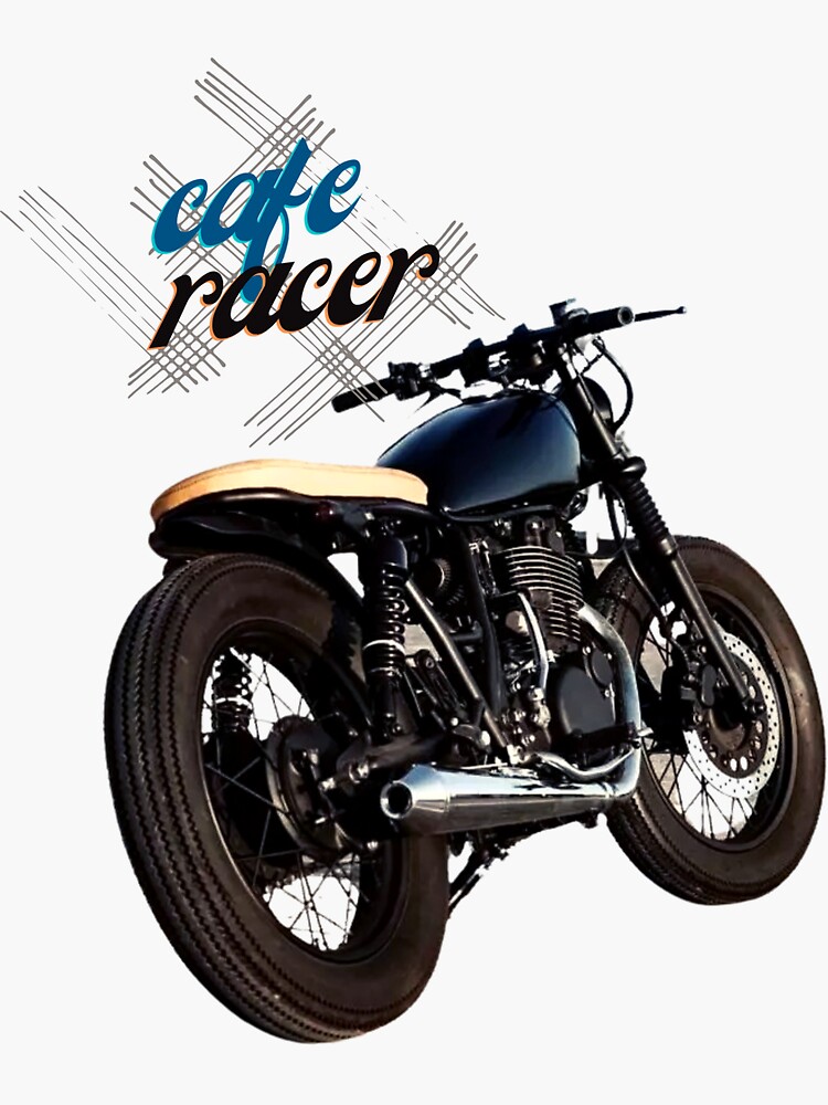 "Cafe Racer" Sticker for Sale by Tappro | Redbubble