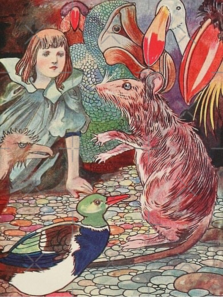 "Alice, The Mouse, The Duck, The Eaglet and The Lory, illustrated by ...