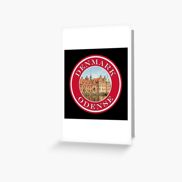 "Denmark Odense Medieval Castle - Passport Stamps Collection" Greeting ...