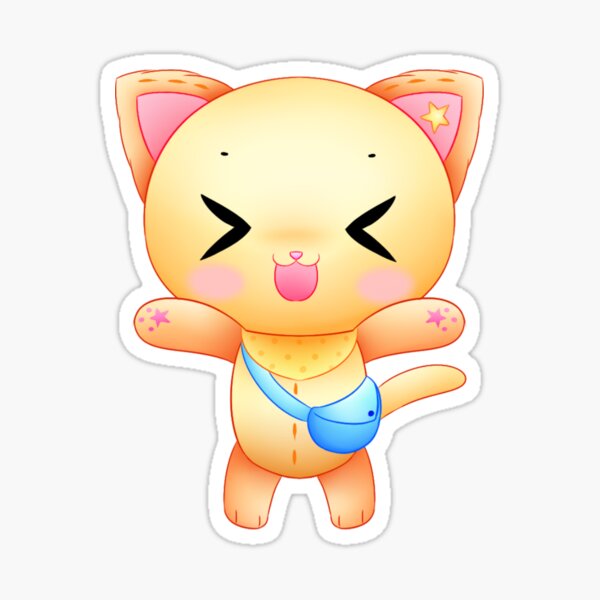 "Mewkledreamy: Peko" Sticker for Sale by RukatuKDH | Redbubble