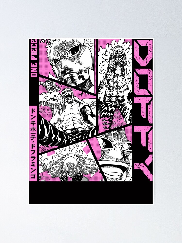 "Doflamingo One Piece" Poster for Sale by StephanieBen | Redbubble