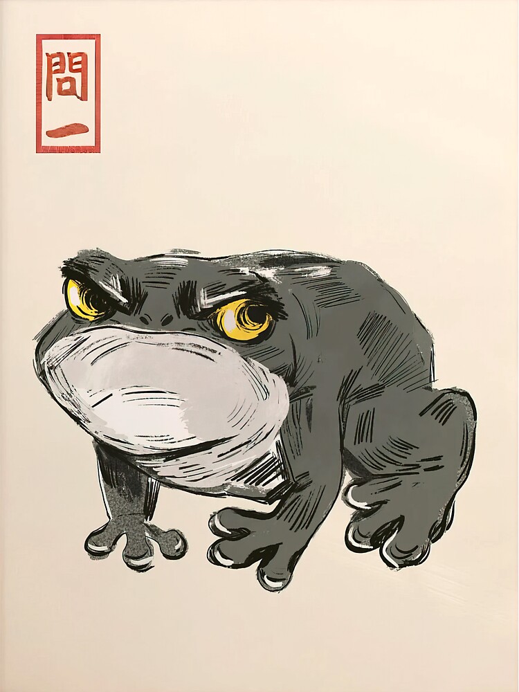 "angry frog" Sticker for Sale by benjaminSchmit | Redbubble