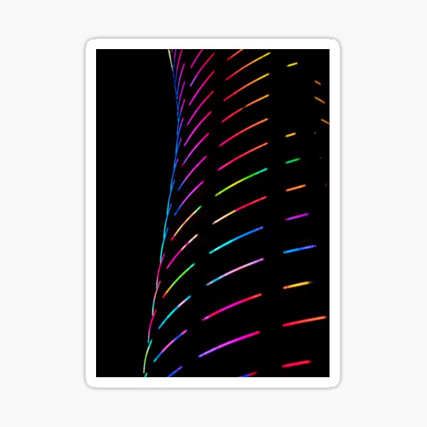 "Neon lights in the darkness" Sticker for Sale by ardillitaphotog ...