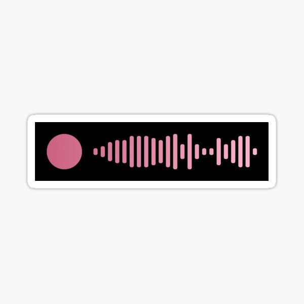 "BLACKPINK - Pink Venom (Spotify Code)" Sticker for Sale by ...