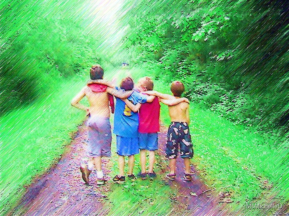 "summer friends" by MsMichelleD | Redbubble