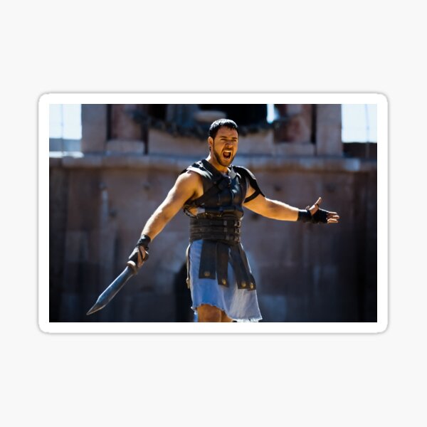 "Gladiator - Are You Not Entertained" Sticker for Sale by koolzombie ...