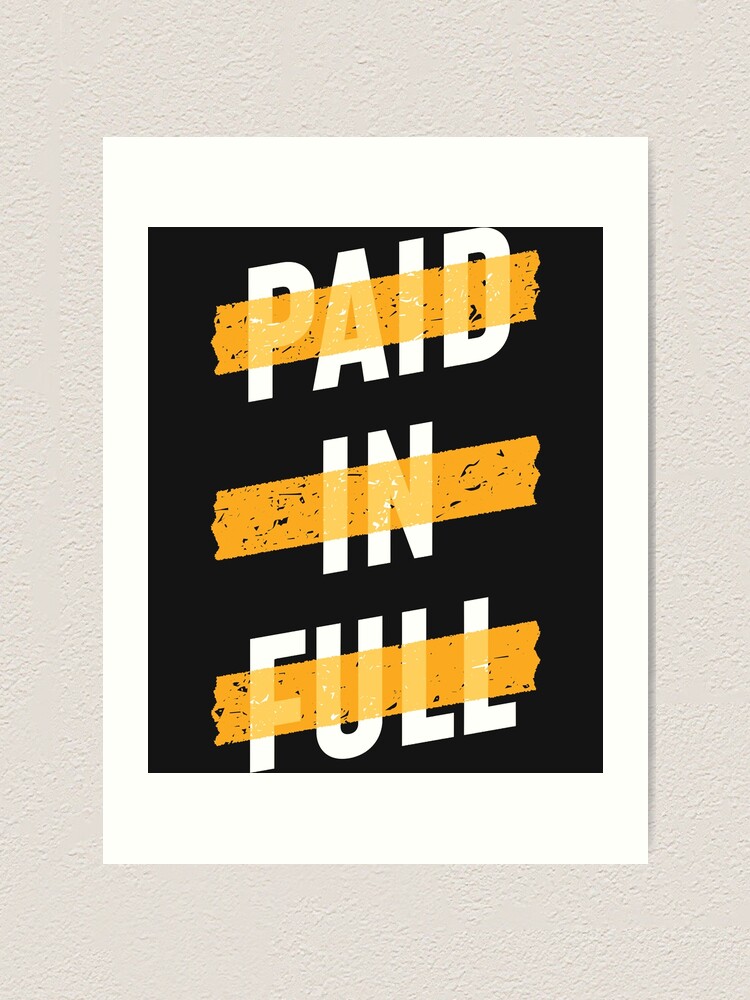 "Dustin Poirier Quotes - Paid In Full " Art Print for Sale by ...