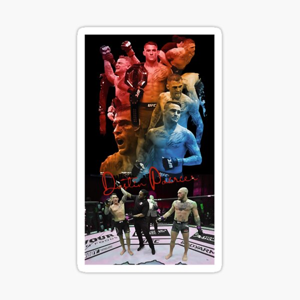 Dustin Poirier Sticker For Sale By Ericordner Redbubble