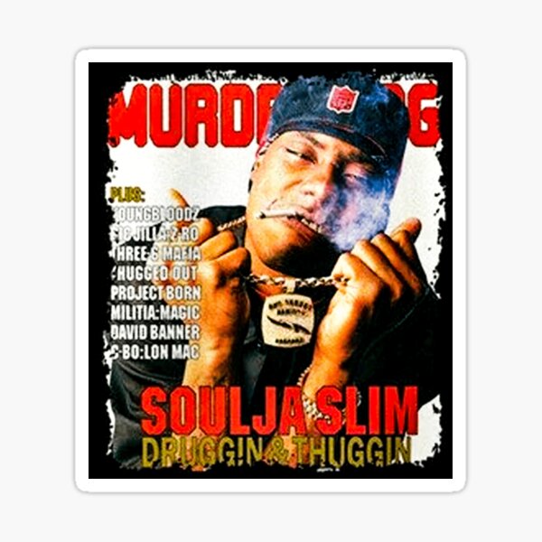 "Soulja Slim" Sticker for Sale by shopJCajss | Redbubble