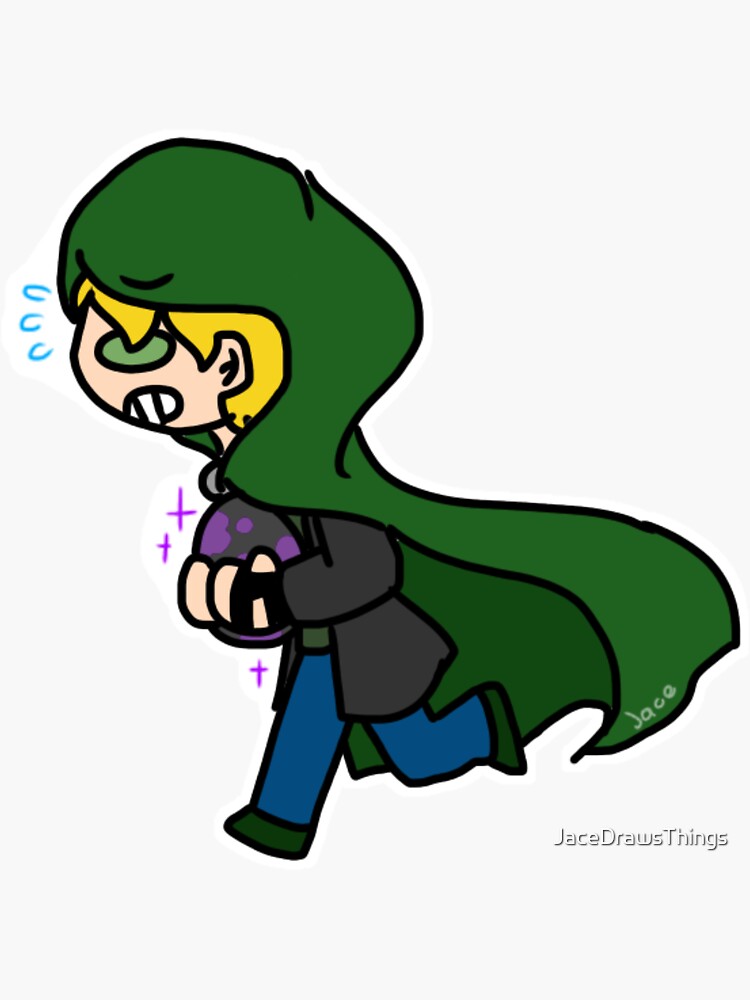 ""The Haunted" Chibi - Grayson" Sticker for Sale by JaceDrawsThings ...