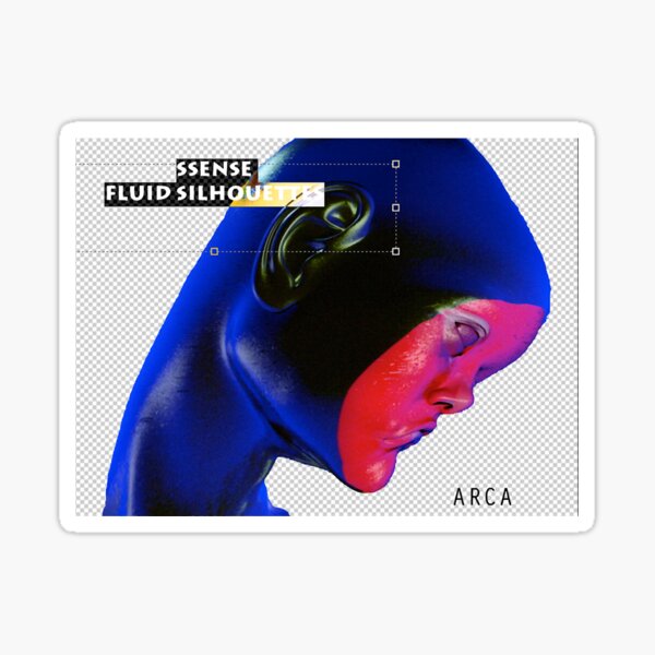 "Who Loves Music And Arca Xen Homogenic Photographic Style" Sticker for ...