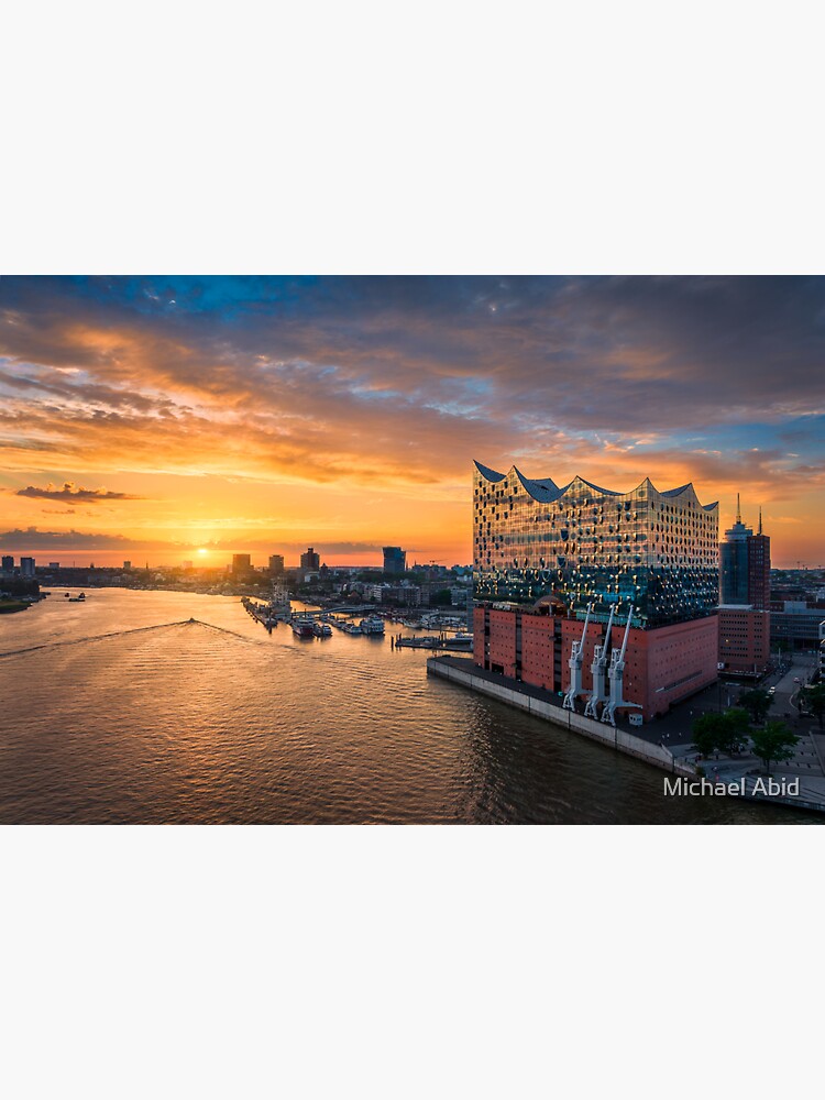 "Elbphilharmonie in Hamburg, Germany" Sticker for Sale by Mapics ...