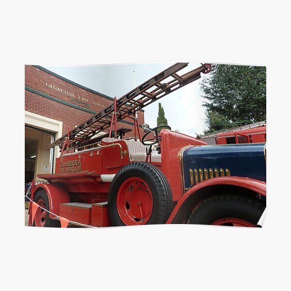 Póster «1928 Dennis Fire Engine - Canberra Fire Museum» de DashTravels ...