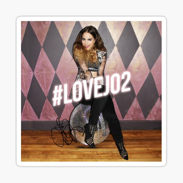 "#LoveJo2 with Signature" Sticker for Sale by RhonaMiller | Redbubble