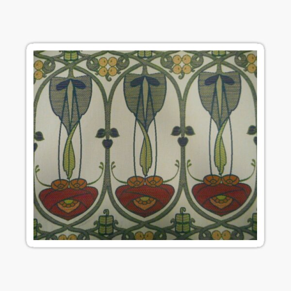 "Charles Rennie Mackintosh floral design " Sticker for Sale by gstavia ...