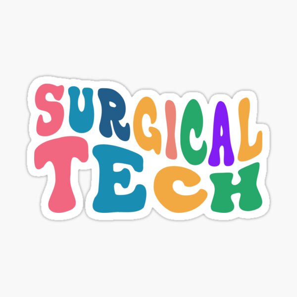 "Surgical Tech" Sticker for Sale by synyster10 | Redbubble
