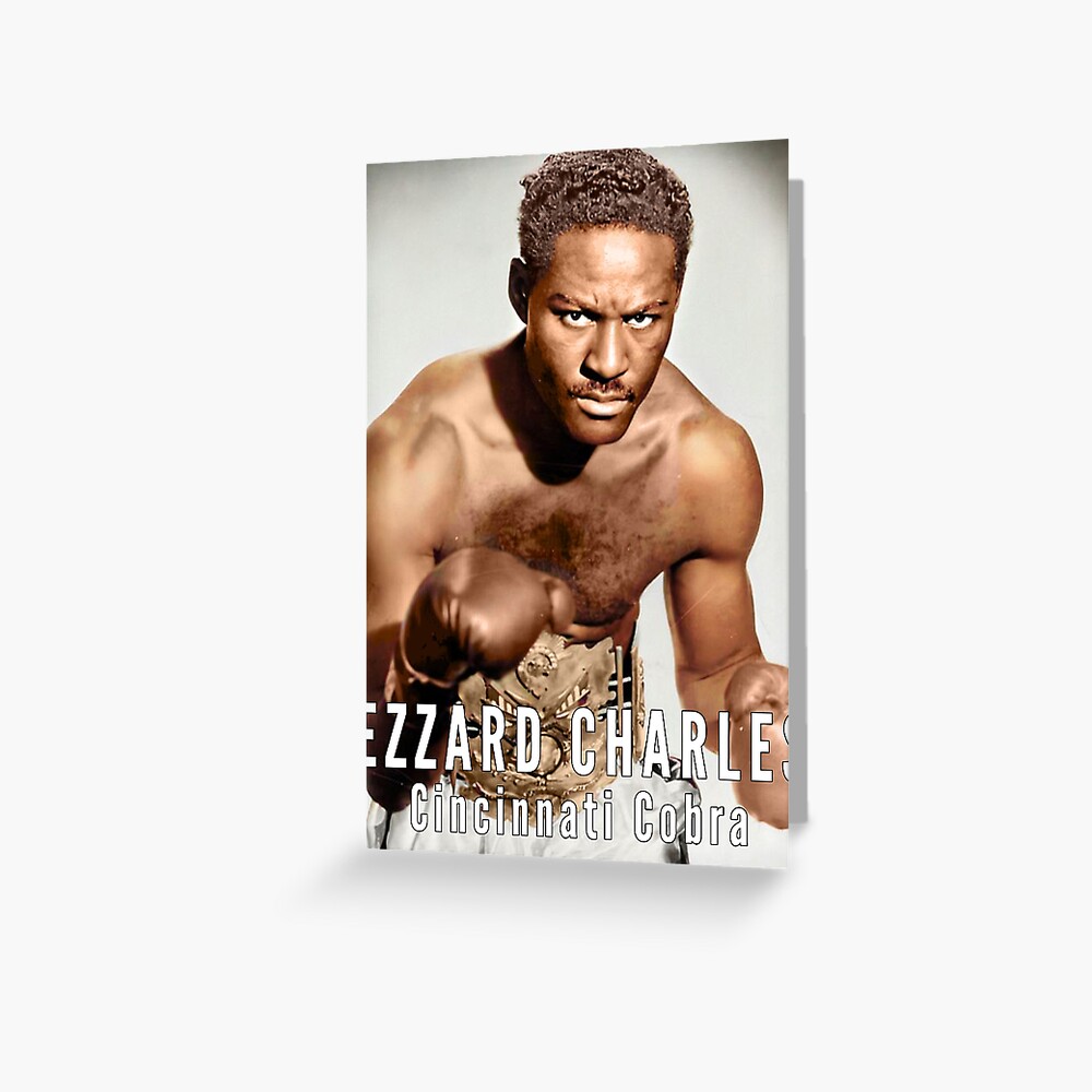 "Ezzard Charles - Boxing Legend Colorized" Greeting Card for Sale by ...