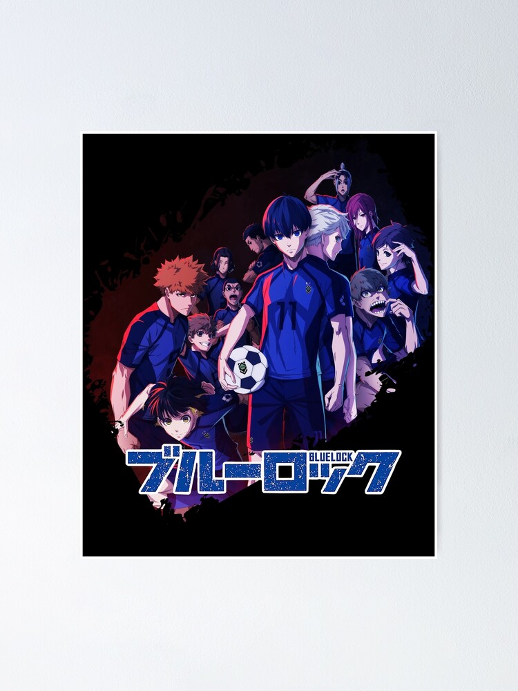 "Blue Lock Anime" Poster for Sale by Hunter-Wolfman | Redbubble