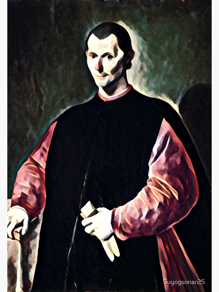 "Niccolò Machiavelli Artwork " Sticker for Sale by Suyogsonar25 | Redbubble