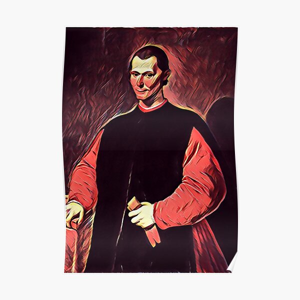 "Niccolò Machiavelli Artwork " Poster for Sale by Suyogsonar25 | Redbubble