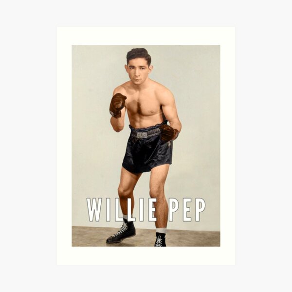 "The Legendary Willie Pep- Boxing Legend Colorized" Art Print for Sale ...