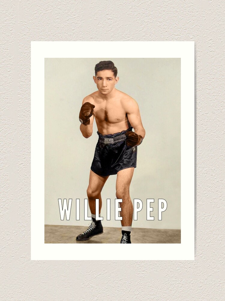 "The Legendary Willie Pep- Boxing Legend Colorized" Art Print for Sale ...