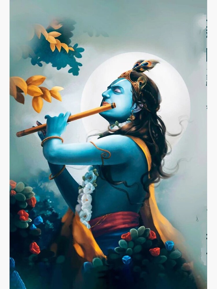 "Krishna" Sticker for Sale by Rritu | Redbubble