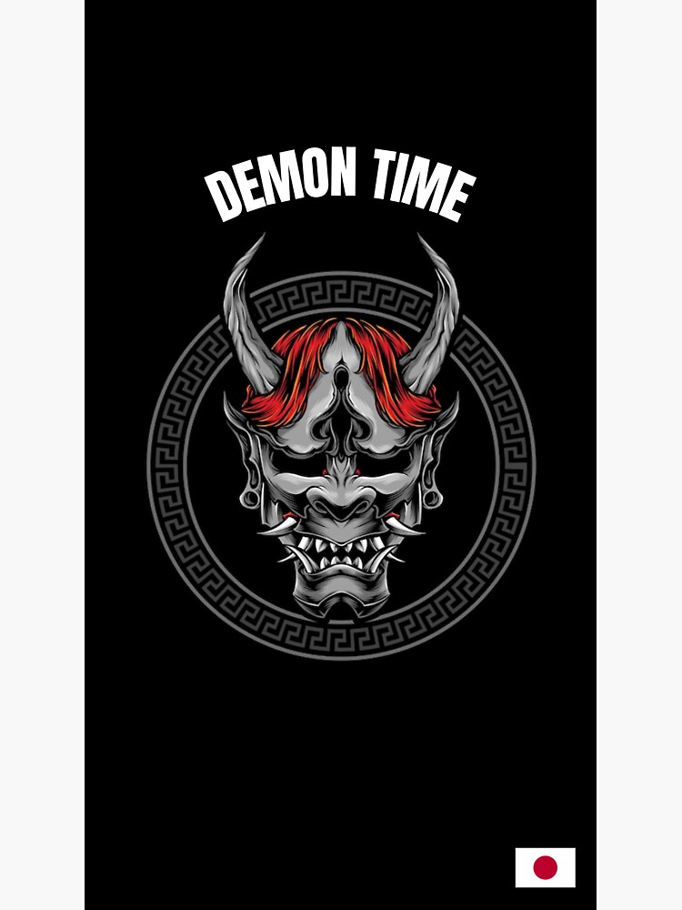 "DEMON TIME Japon Inspired" Sticker for Sale by Elweth | Redbubble