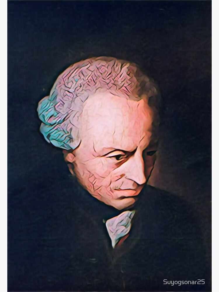 "Immanuel Kant Artwork " Sticker for Sale by Suyogsonar25 | Redbubble