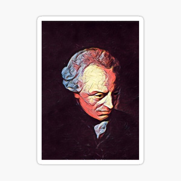 "Immanuel Kant Artwork " Sticker for Sale by Suyogsonar25 | Redbubble