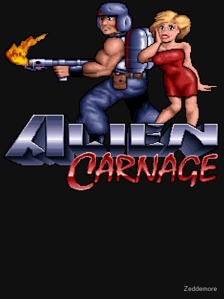 "Alien Carnage" T-shirt for Sale by Zeddemore | Redbubble | apogee t-shirts - classic t-shirts ...