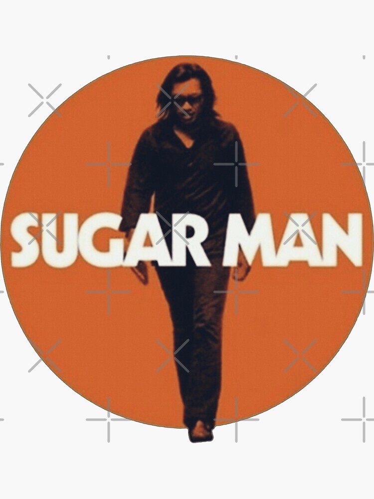 "Sugar Man || Sixto Rodriguez" Sticker for Sale by destrid | Redbubble