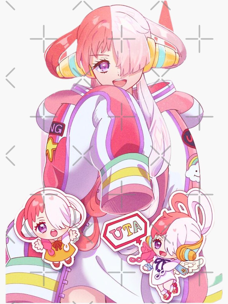 "uta one piece" Sticker for Sale by MohamedATouil | Redbubble