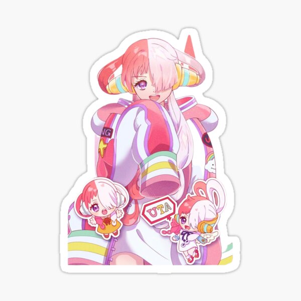 "uta one piece" Sticker for Sale by MohamedATouil | Redbubble