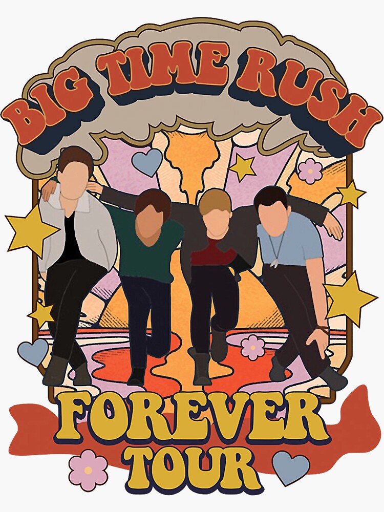 "Big Time Rush Forever Tour " Sticker for Sale by SammysVinshop | Redbubble