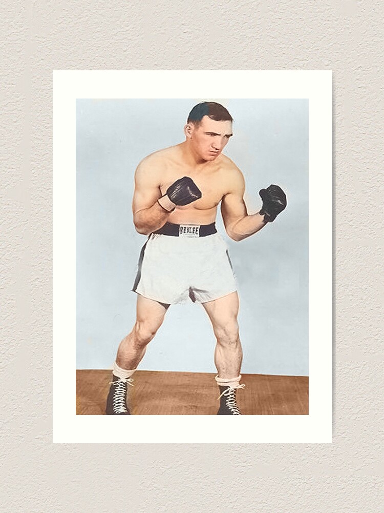 "The Legendary Gene Fullmer - Boxing Legend Colorized" Art Print for ...