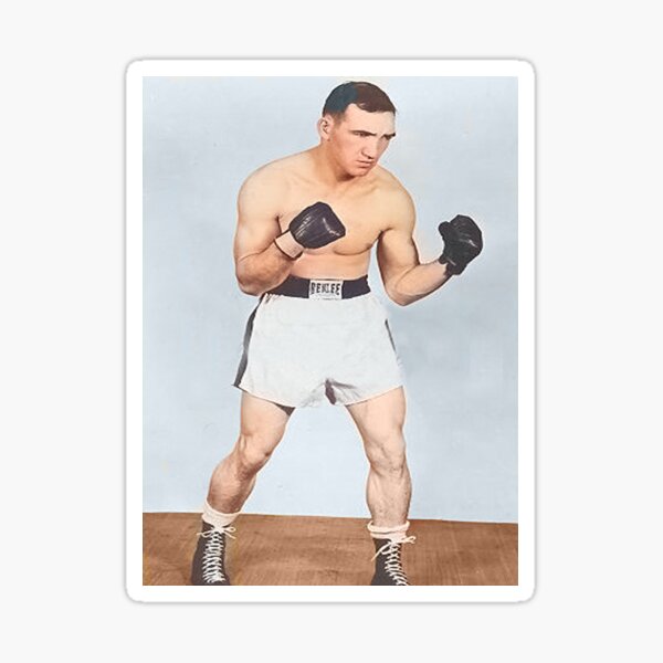 "The Legendary Gene Fullmer - Boxing Legend Colorized" Sticker for Sale ...