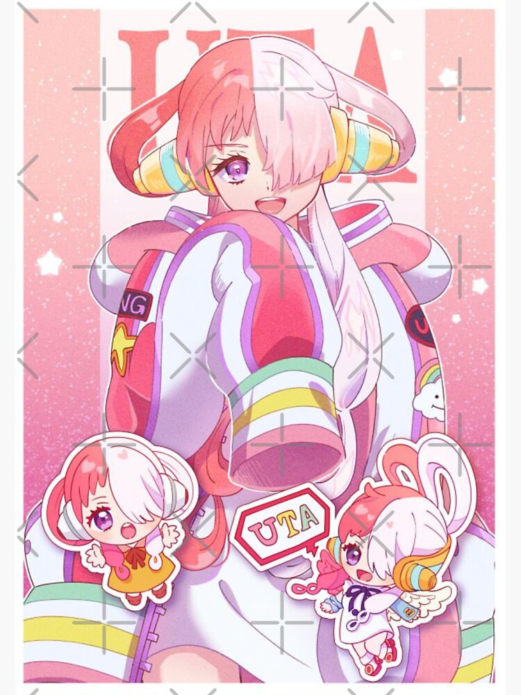 " uta one piece" Sticker for Sale by MohamedATouil | Redbubble