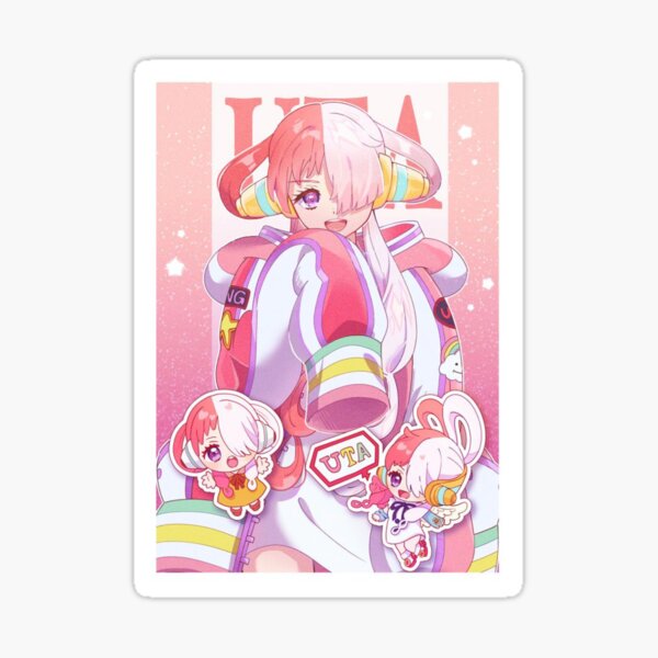 " uta one piece" Sticker for Sale by MohamedATouil | Redbubble