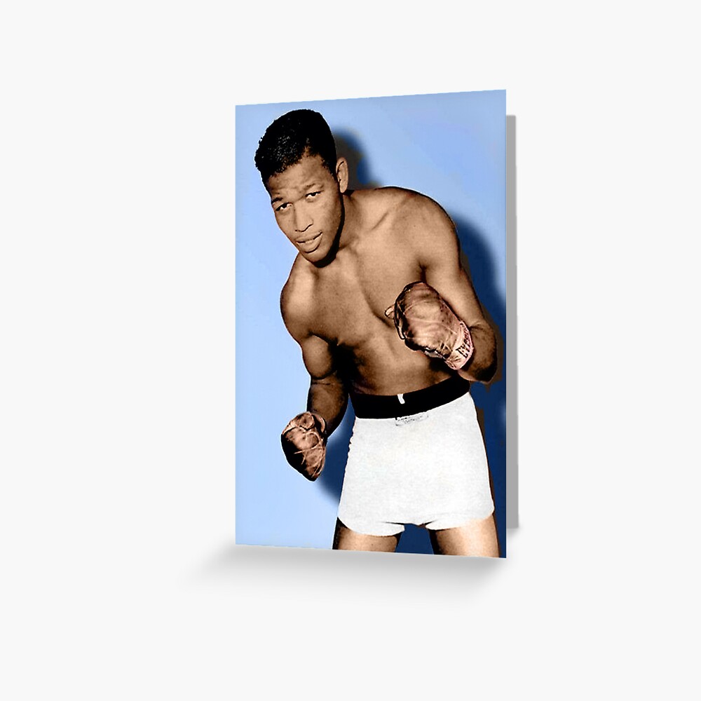 "The Legendary Sugar Ray Robinson - Boxing Legend Colorized" Greeting ...
