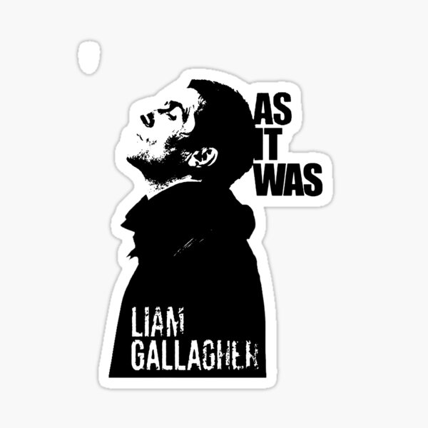 ""LiaM GALLagher"" Sticker for Sale by damakulon | Redbubble