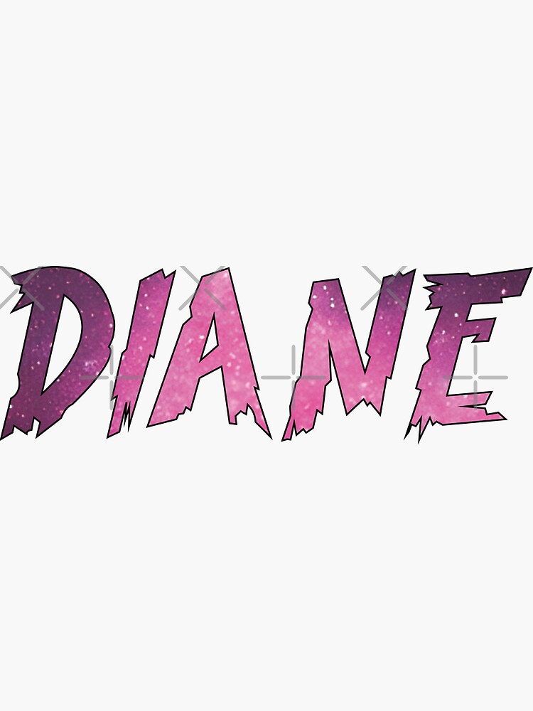 "DIANE Name IV - My name is DIANE - typography name - Galaxy Vibe ...