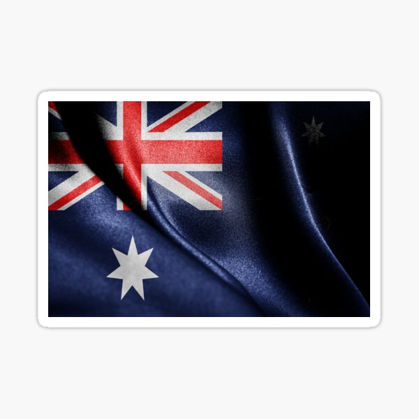 "Country flag with silk material texture" Sticker for Sale by ...