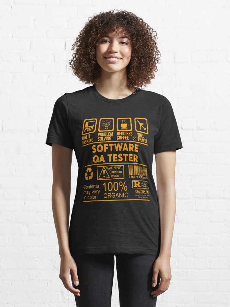 "SOFTWARE QA TESTER - NICE DESIGN 2017" T-shirt for Sale by ...