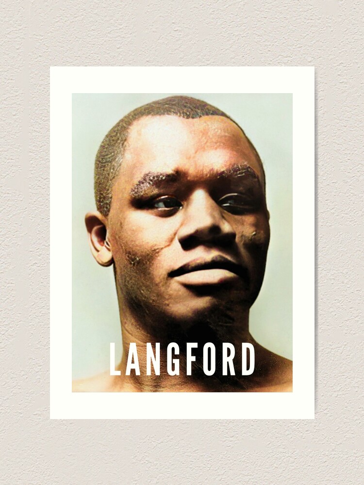 "The Legendary Sam Langford - Boxing Legend Colorized" Art Print for ...