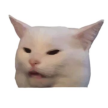 "White cat meme" Poster for Sale by Alicia-Lee | Redbubble