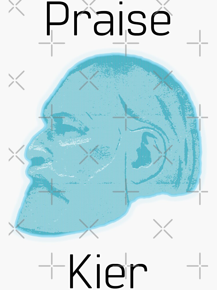 "Severance - Praise Kier - With Kier's Face" Sticker for Sale by ...